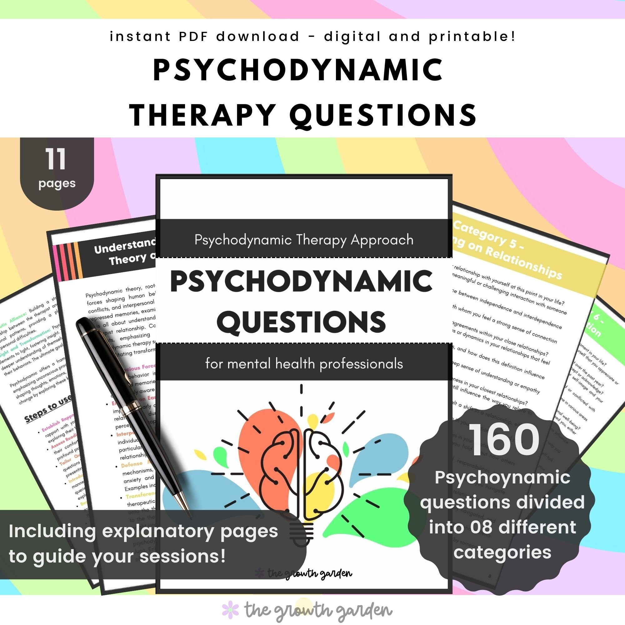 Psychodynamic Therapy Questions - Psychodynamic Theory Therapy ...