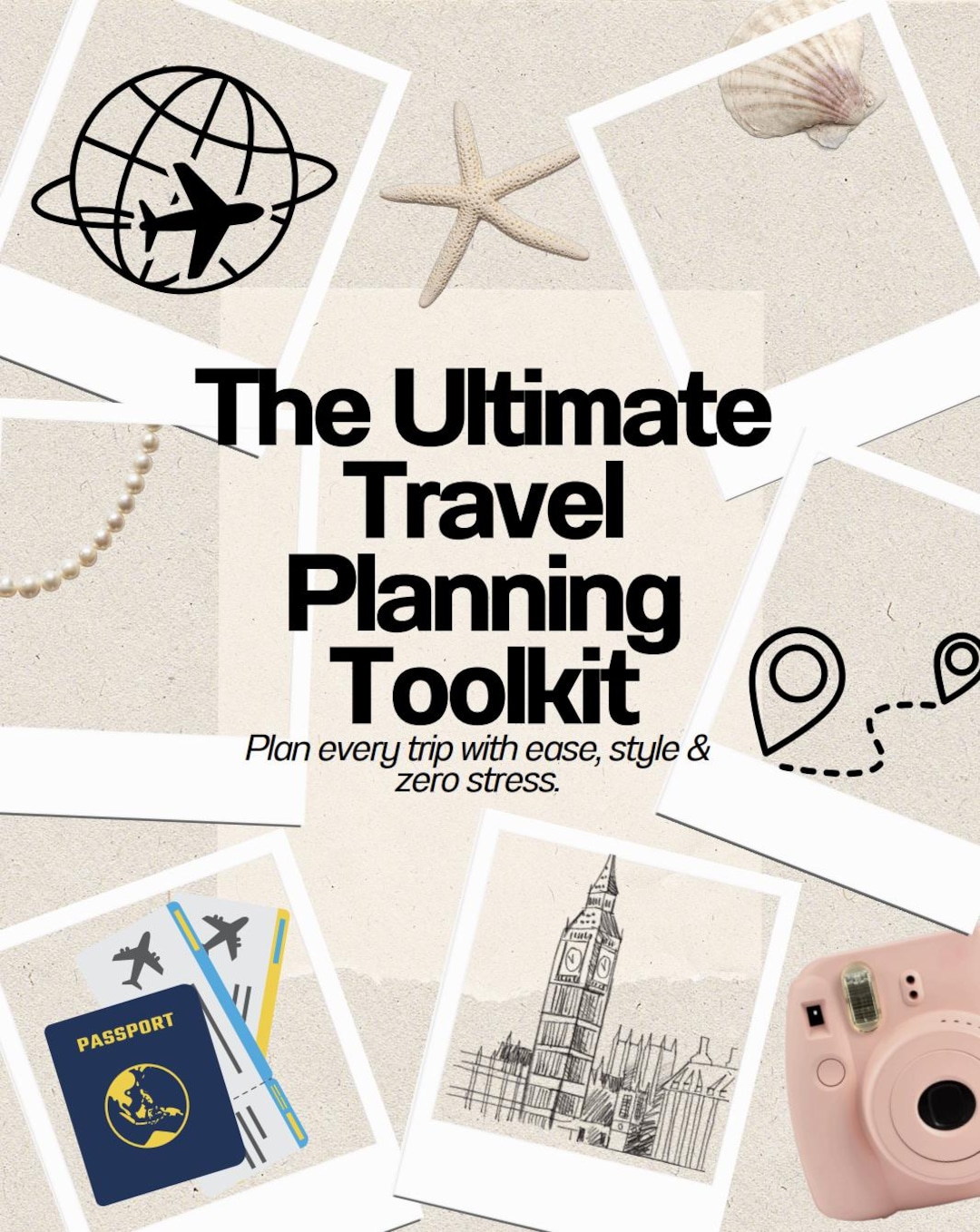 The Ultimate Travel Planning Toolkit | Printable Trip Planner PDF ...