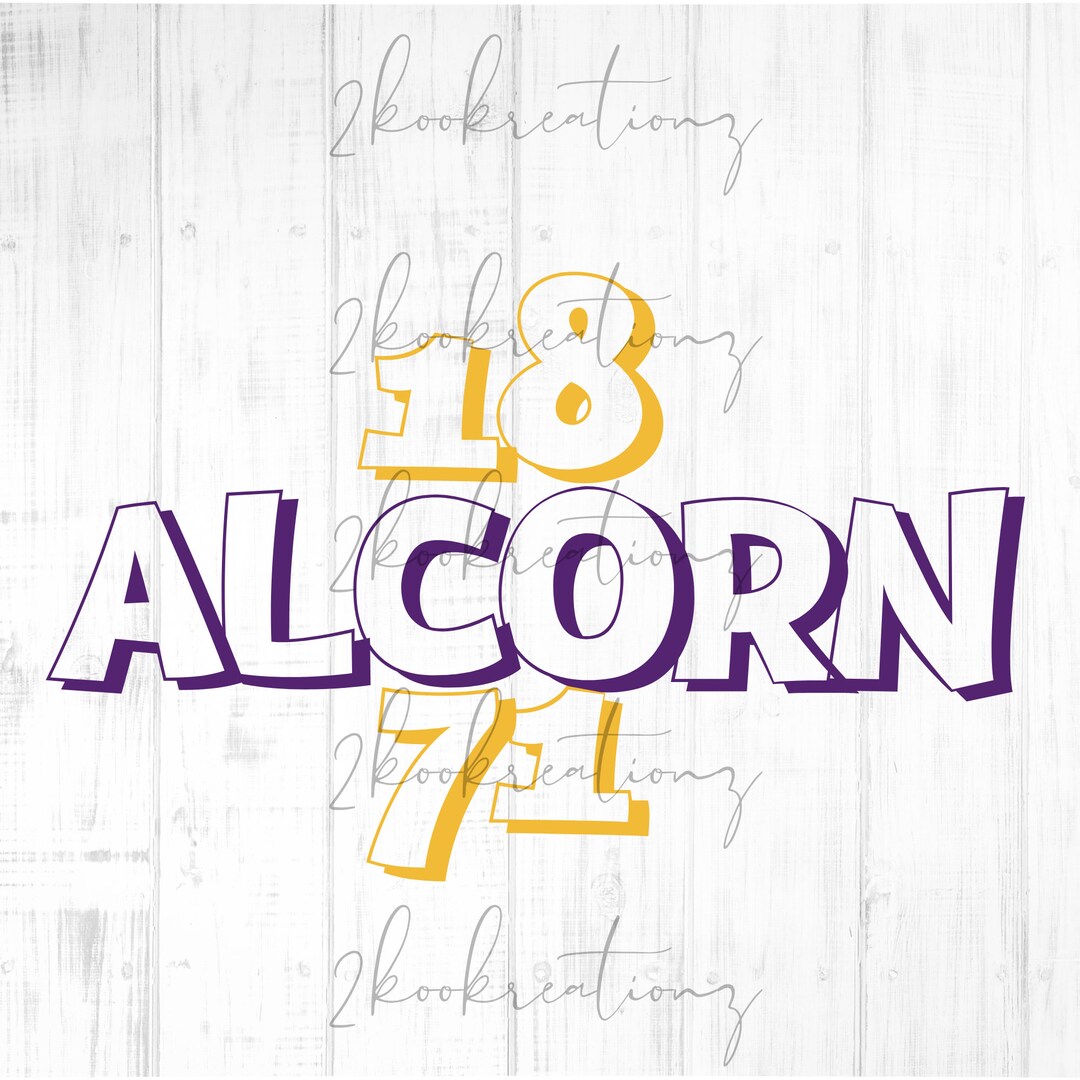 Alcorn State University 1871 PNG JPG SVG - Etsy