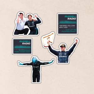 George Russell Stickers - Austrian Grand Prix - Etsy