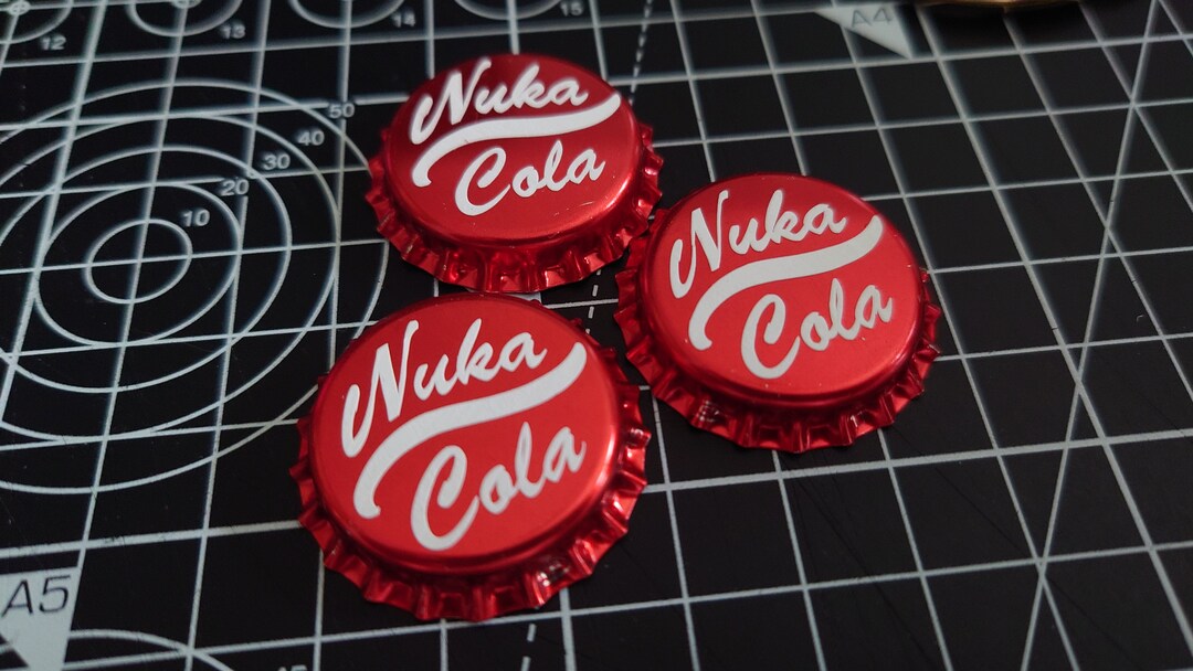 Fallout Nuka Cola Caps Fan Made Plus 1x FREE Fallout Sticker - Etsy