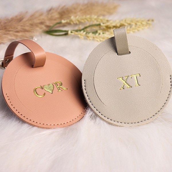 Round Luggage Tags - Etsy
