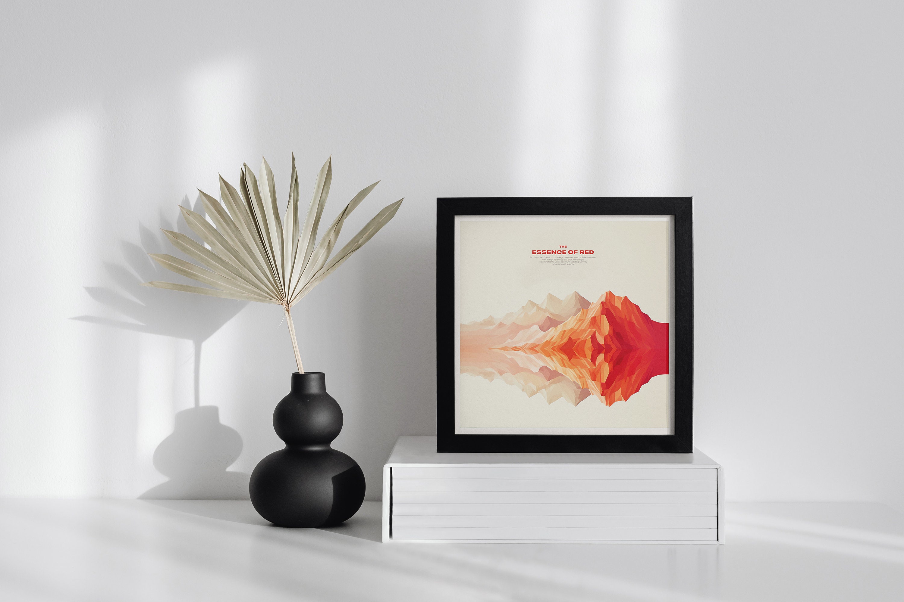 The Essence of Red Minimalist Red Color Theory Poster Color Psychology ...