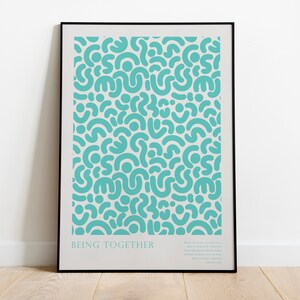 Being Together / Minimalist Printable Poster / Downloadable - Etsy