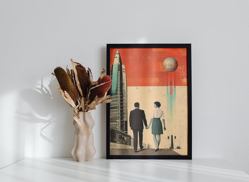 Vintage Digital Collage Art Download Collage Artwork - Etsy