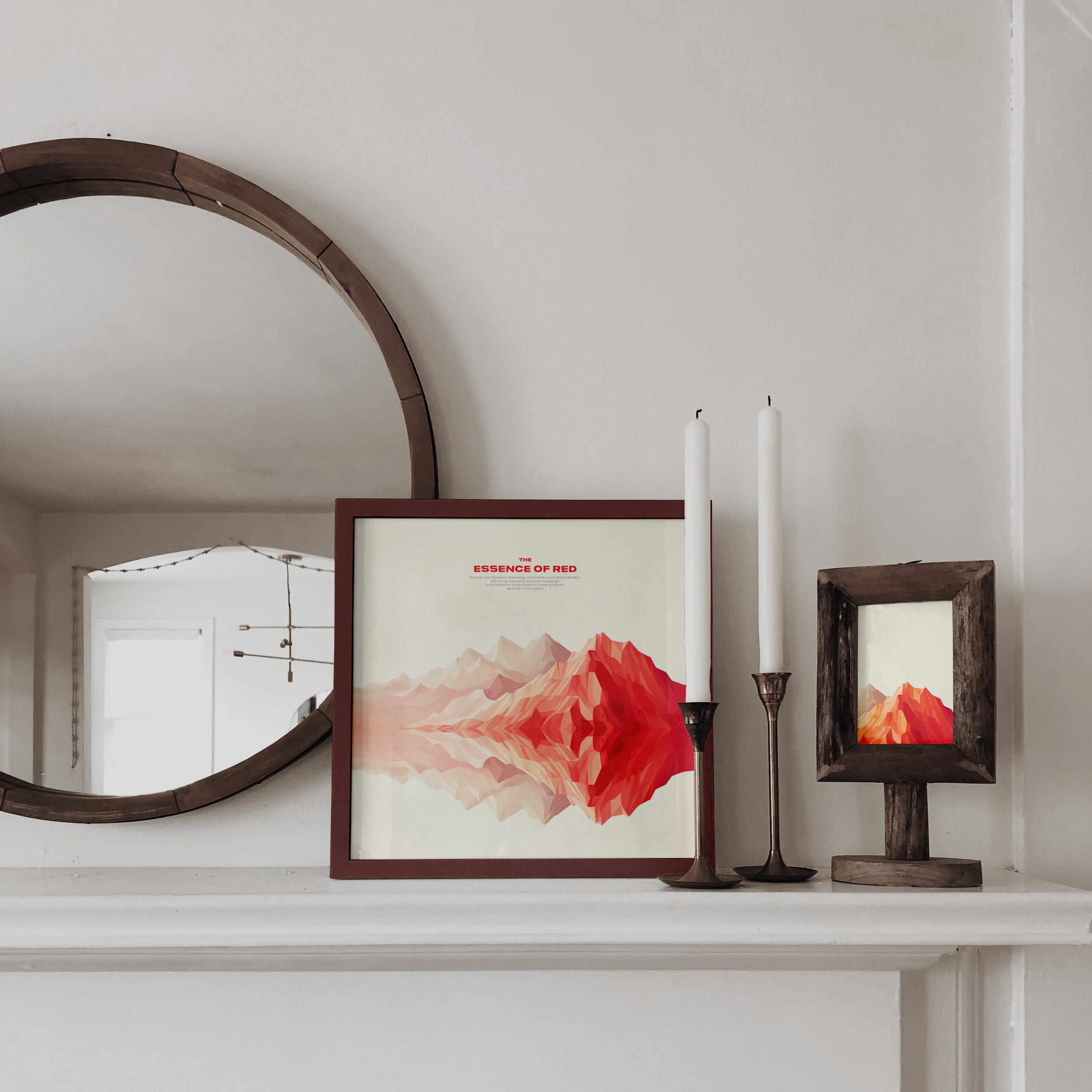 The Essence of Red Minimalist Red Color Theory Poster Color Psychology ...