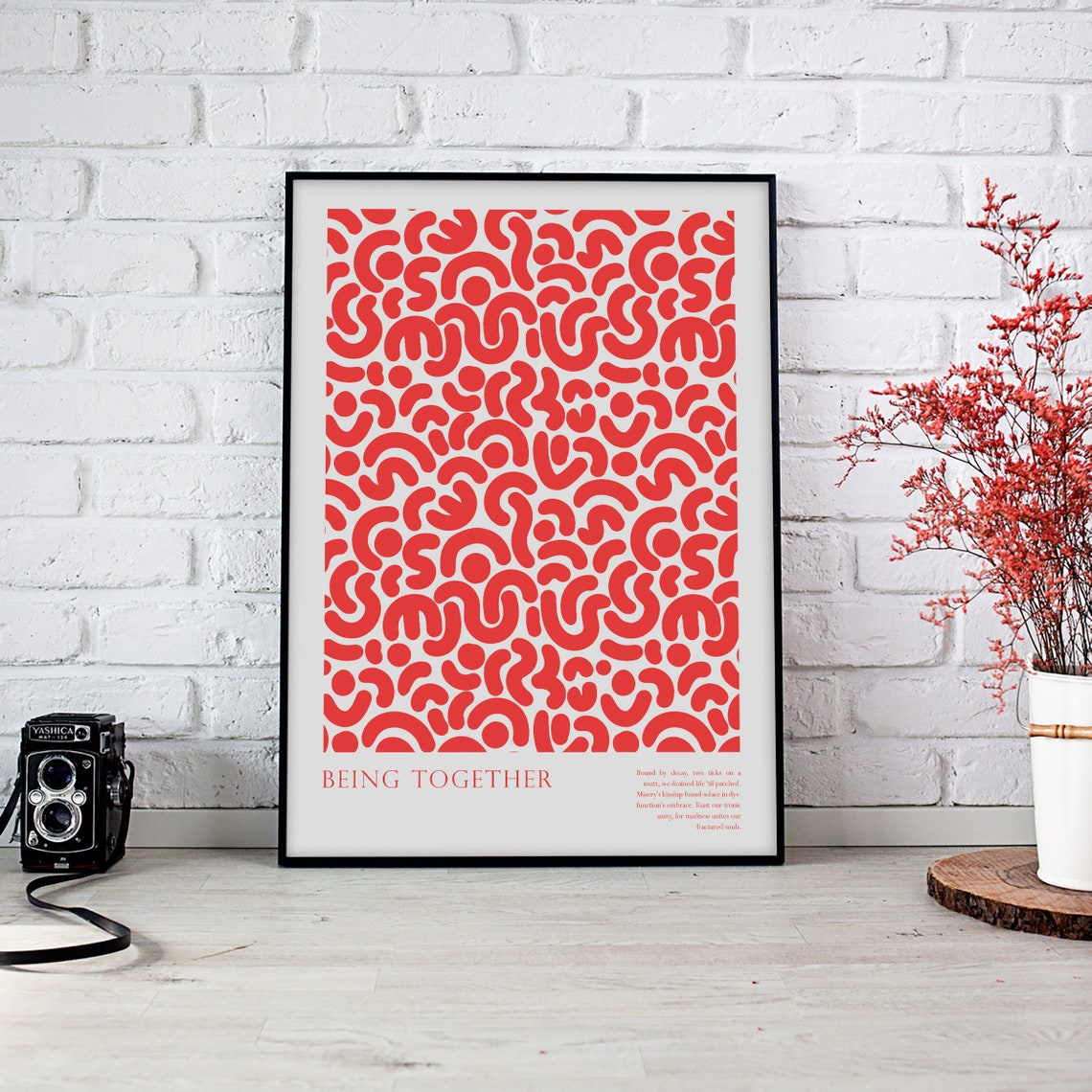 Being Together / Minimalist Printable Poster / Downloadable - Etsy