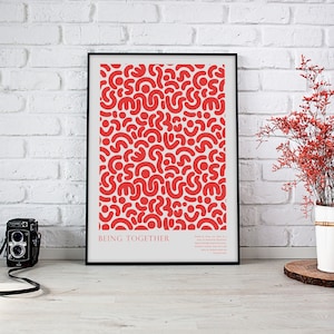 Being Together / Minimalist Printable Poster / Downloadable - Etsy
