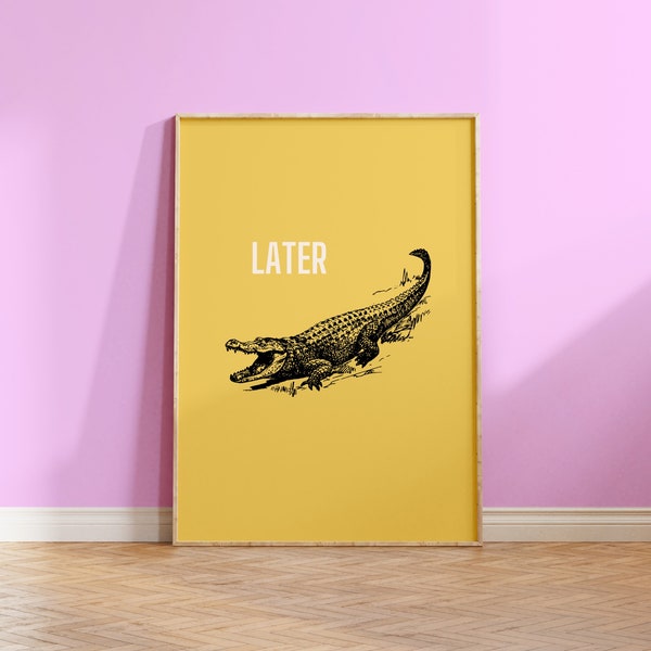 Alligator Wall Decor - Etsy