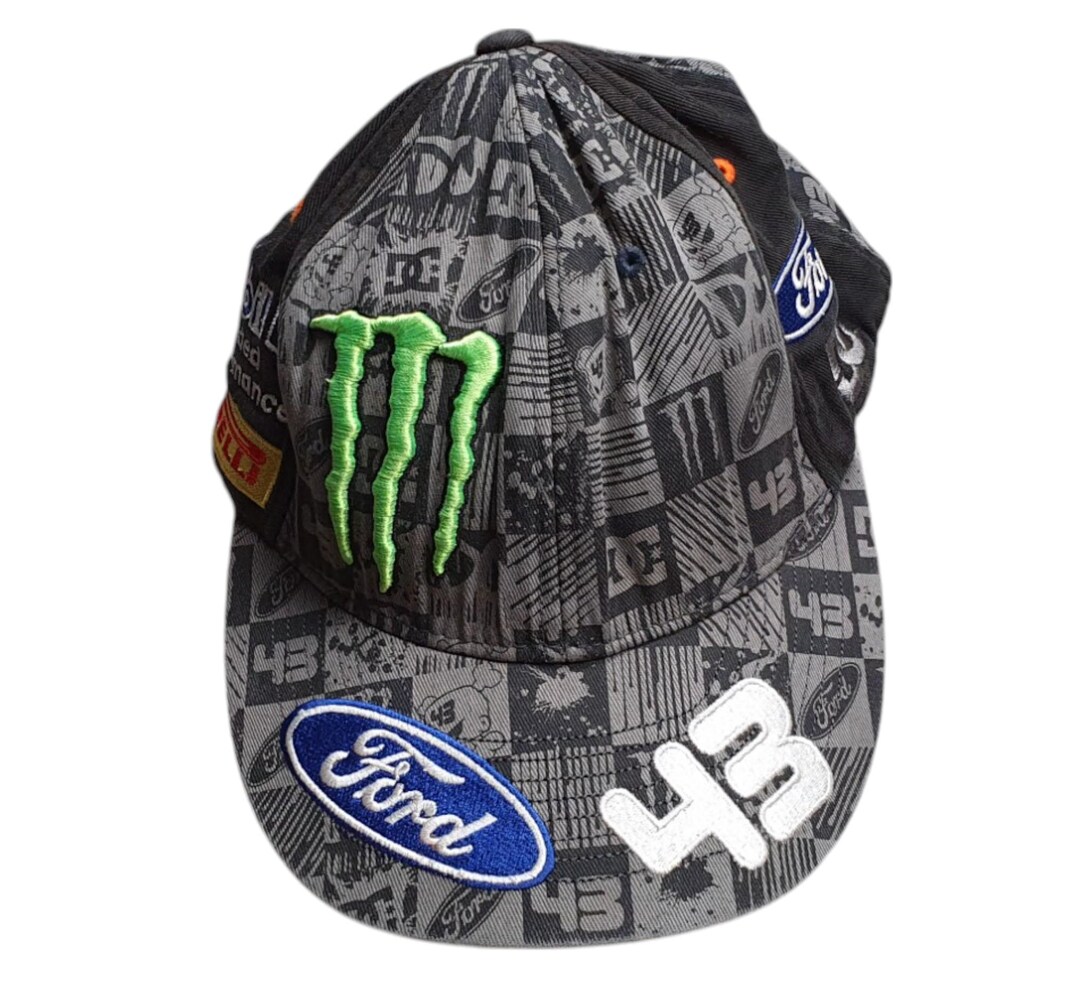 DC Shoes Monster Energy Racing Ken Block Ford Pirelli F1 Vintage Cap L ...