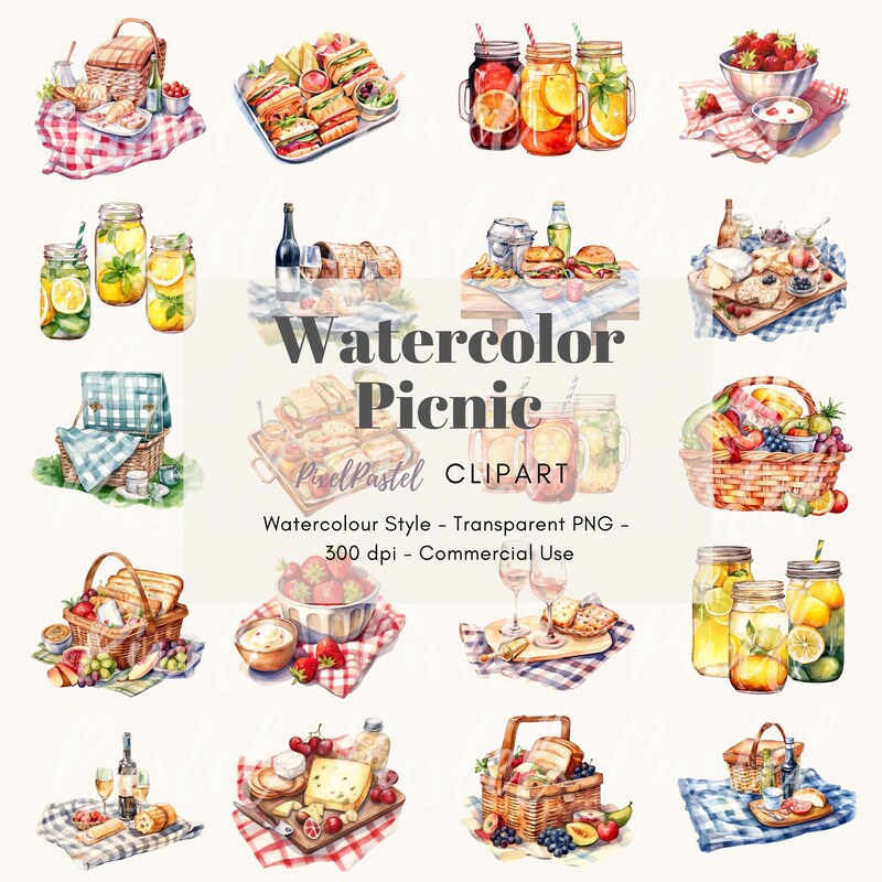 Picnic Illustration - Etsy