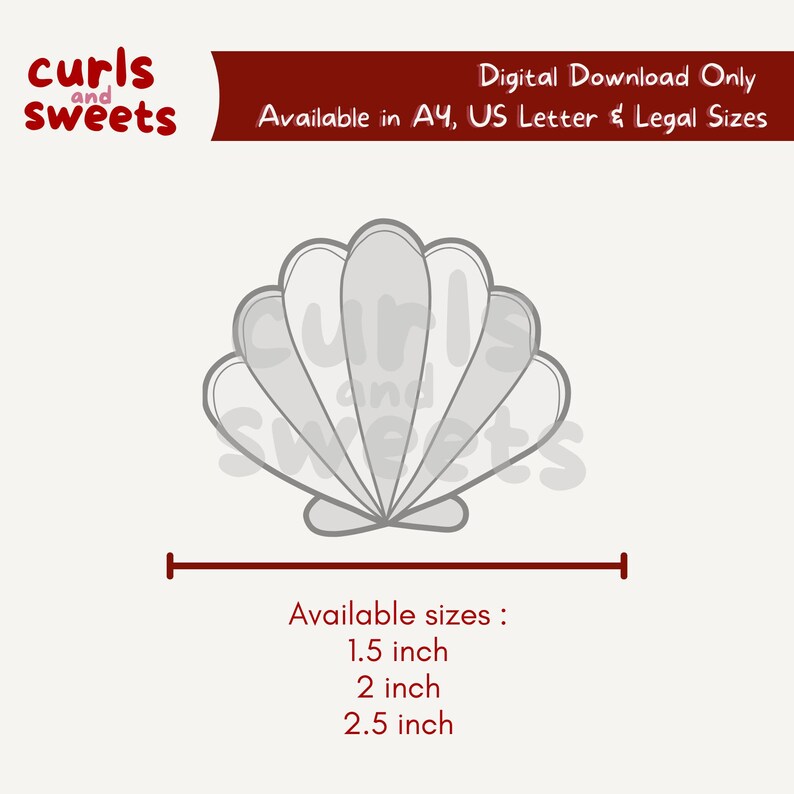 Clam Shell Macaron Template: Piping Guide (PDF Download) - Etsy