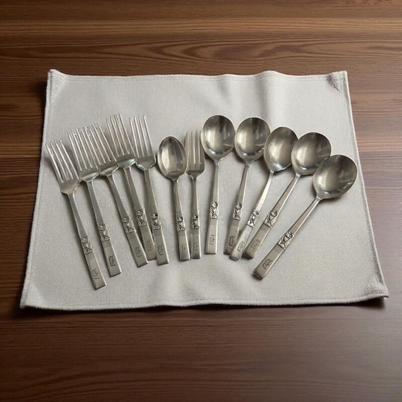 Silverware Monogram D - Etsy