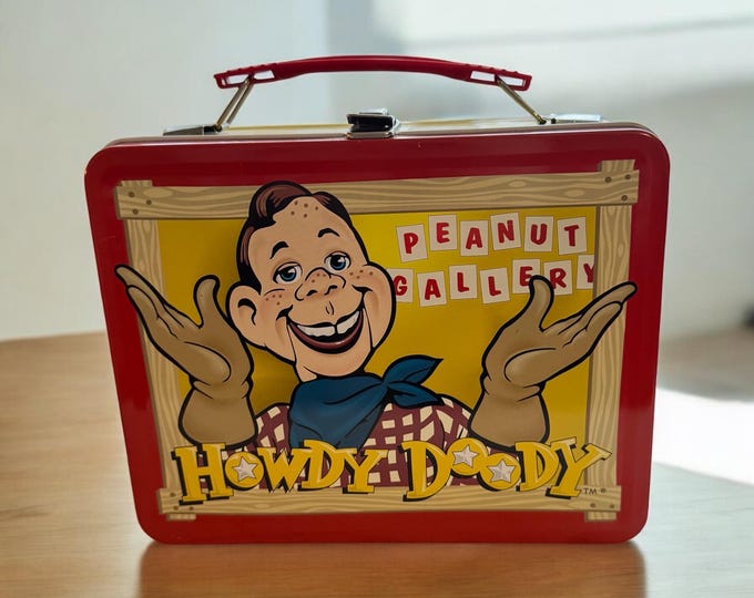 Vintage 2002 Howdy Doody Metal Lunch Box - Retro Collectible Tin With ...