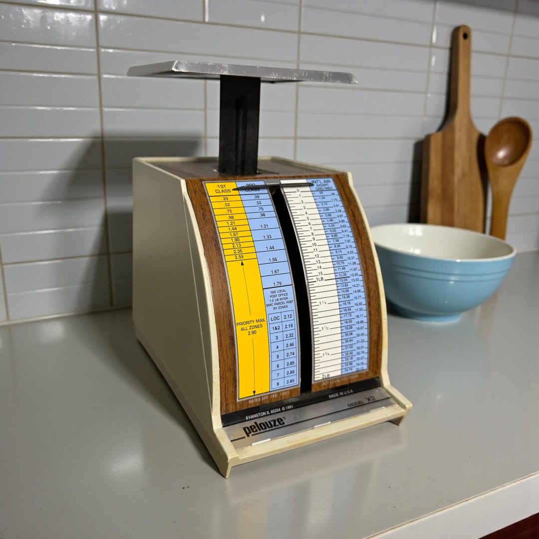 Vintage Pelouze Postal Scale Model X2 – 2 Lb Letter Scale – 1991 USPS ...