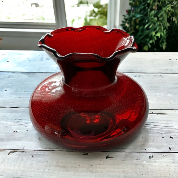 Ruby Red Antique Glassware - Etsy