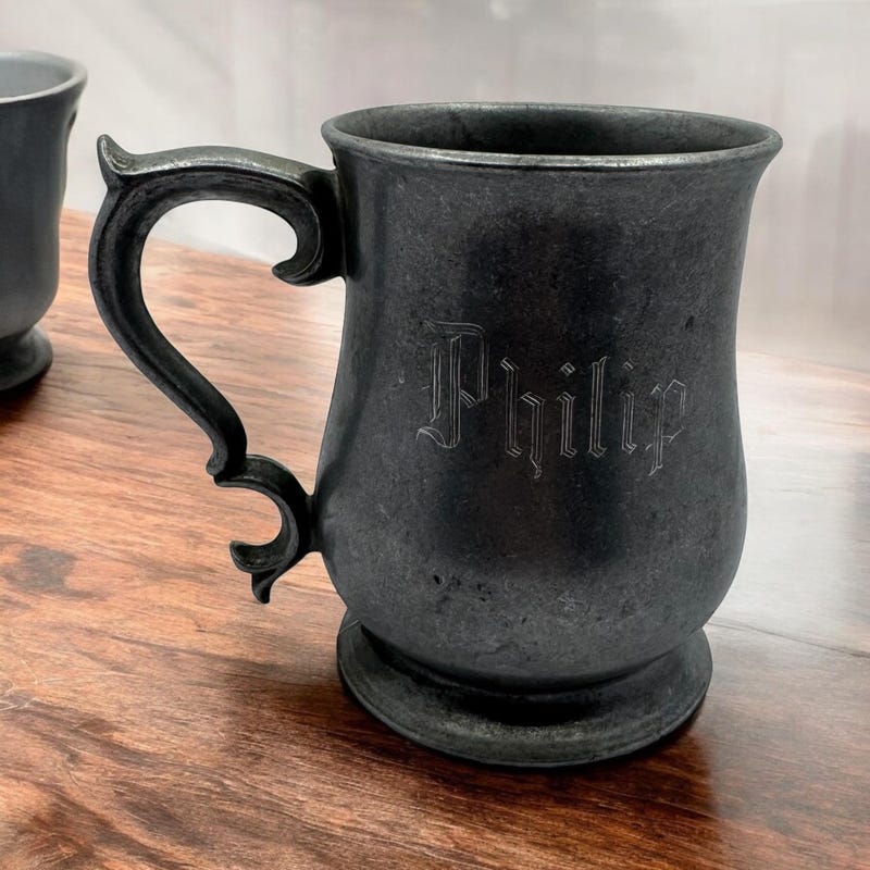 Pewter Mug - Etsy