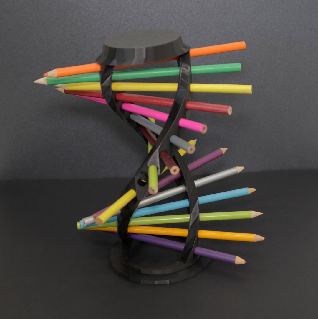 DNA Helix Pencil Holder - Etsy