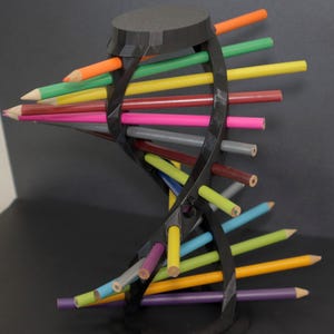 DNA Helix Pencil Holder - Etsy