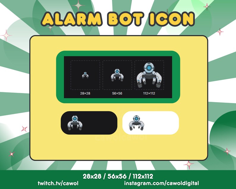 Killjoy Alarm Bot Valorant Twitch Channel Points Icon for Your Stream - Etsy