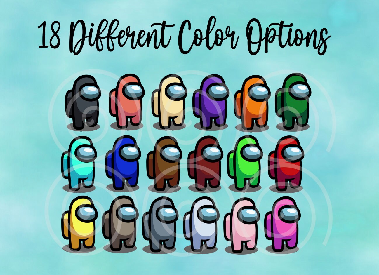 Among Us Digital Image Bundle, PNG, JPG, SVG - Etsy