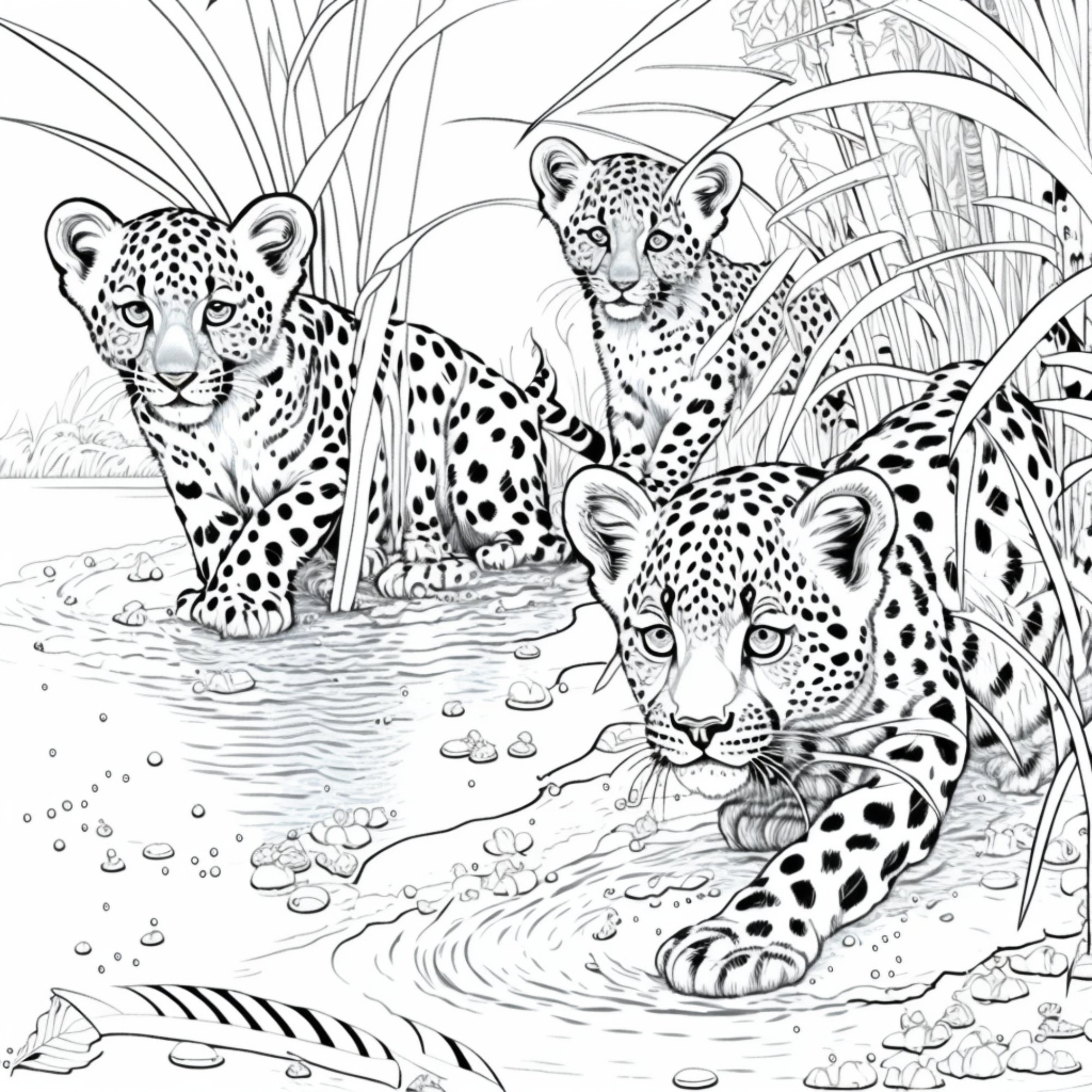 Coloring Book African Animals Children's Coloring Book for Fun ...