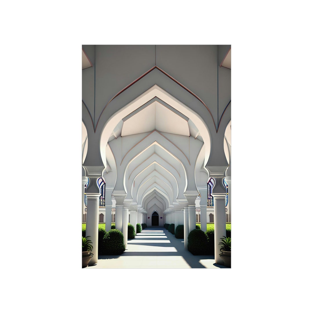 Orient Poster Wall Art Architecture Travel Artwork Mosque - Etsy