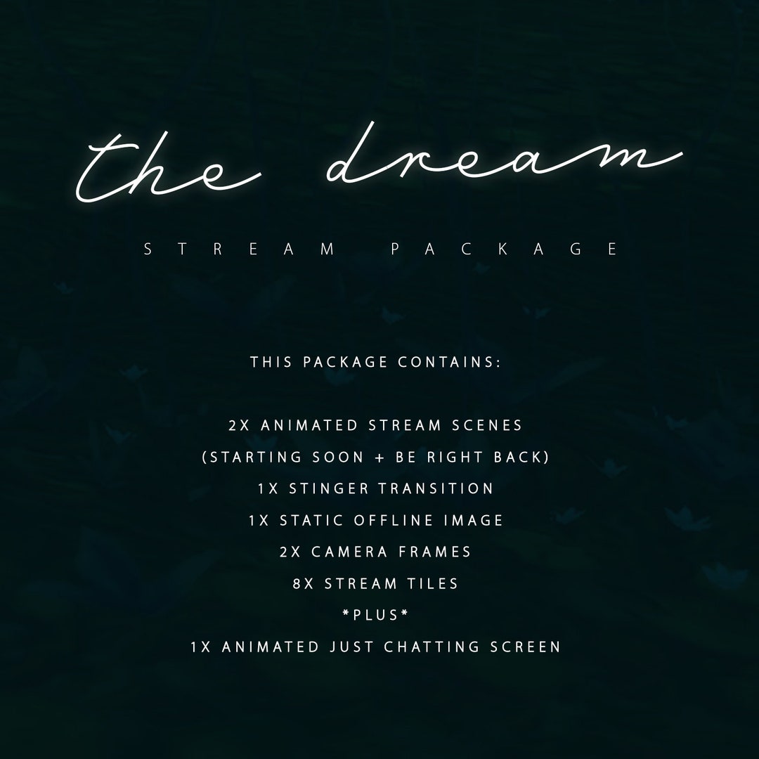 The Dream | Animated Twitch Overlay Package for World of Warcraft (wow ...