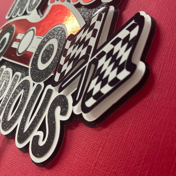 Two Fast 2 Curious Cake Topper - Etsy UK