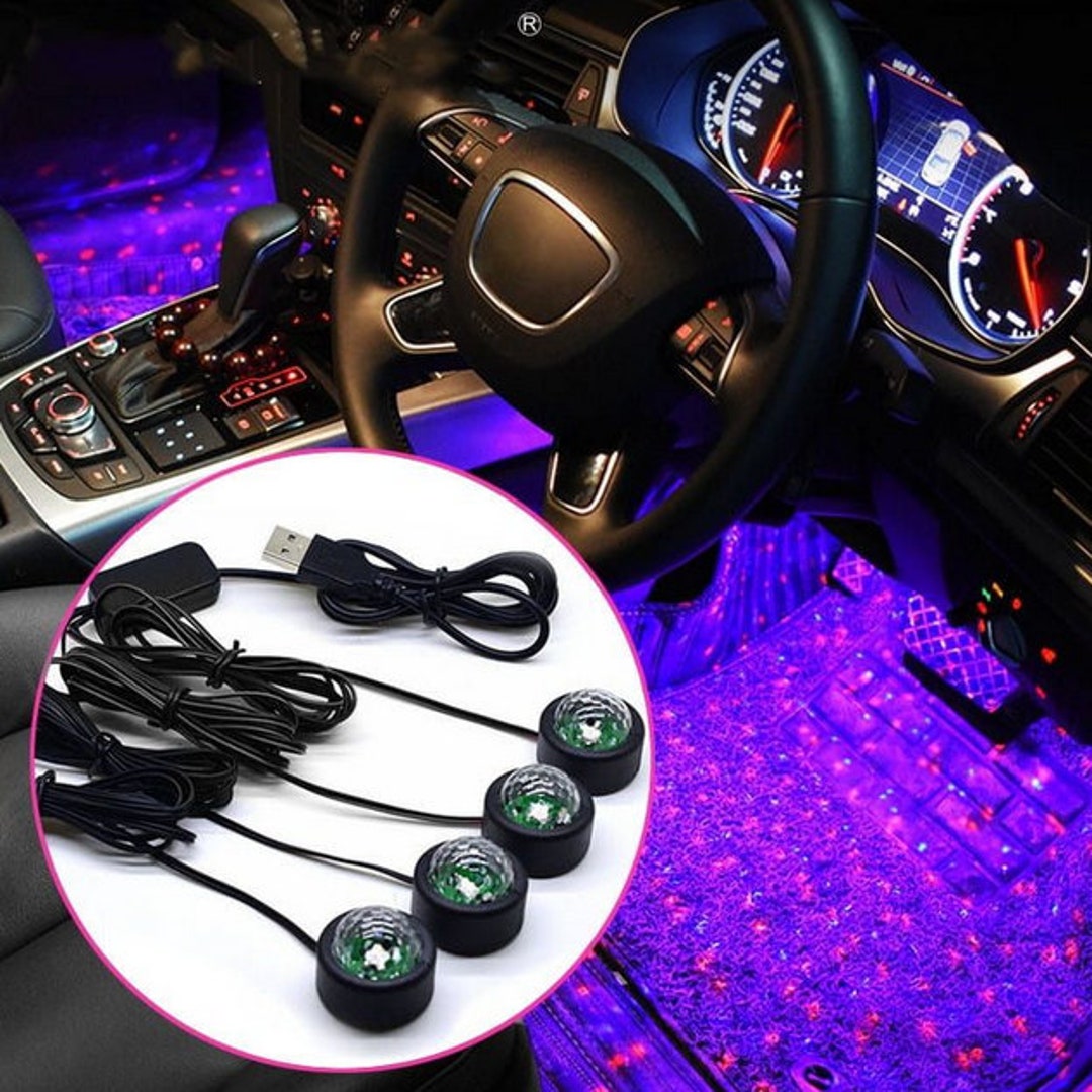 Car Footlights Starry Sky Lights Multi-color DJ RGB Colorful - Etsy