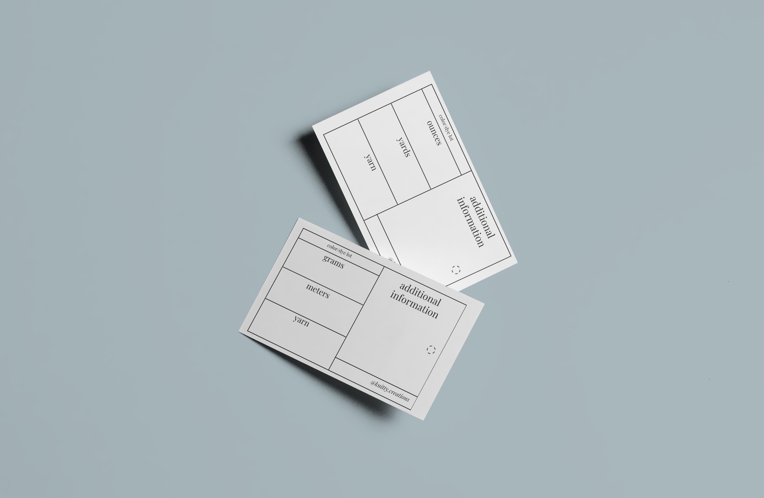 Printable Yarn Stash Labels Tags – Digital Download for Yarn ...