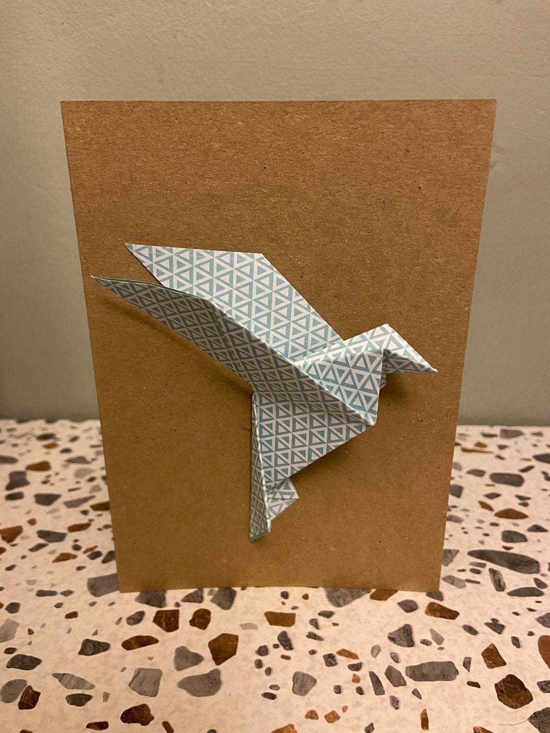 MULTIPACK Origami Peace Dove Card Handmade 3D - Etsy