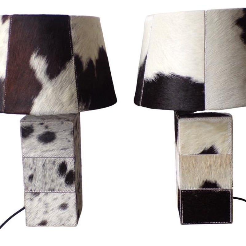 Cowhide Lamp Shade - Etsy