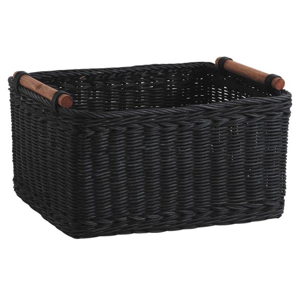 Black Basket - Etsy