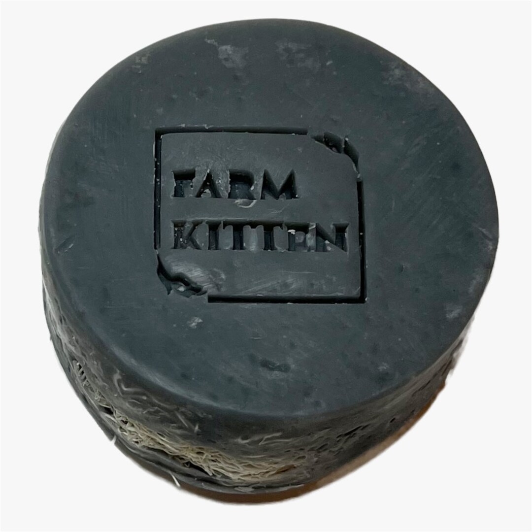 GORGEOUS SKIN Luffa-embedded Activated Charcoal Handmade - Etsy