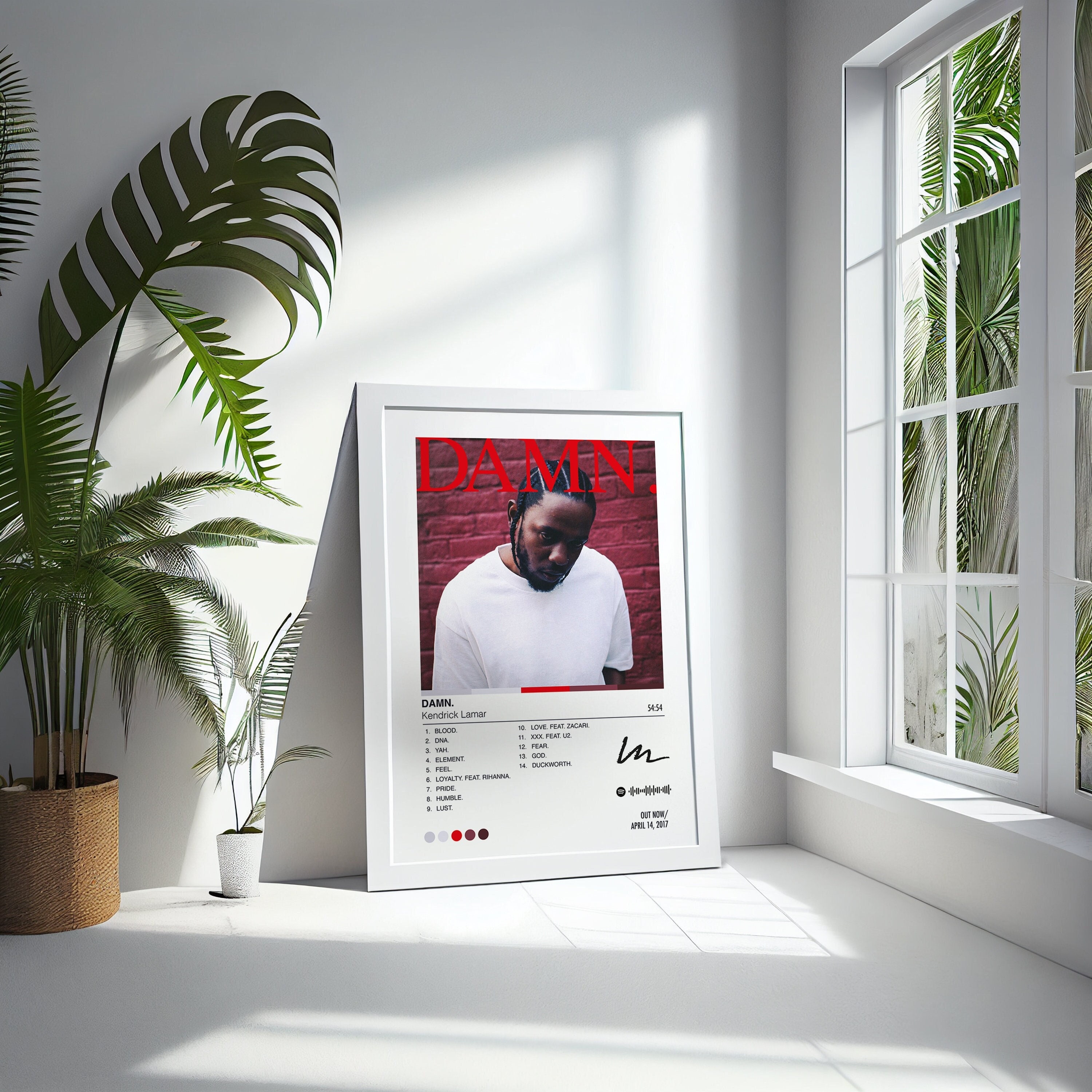 Kendrick Lamar Damn. Album Cover Poster Music Art Print - Etsy