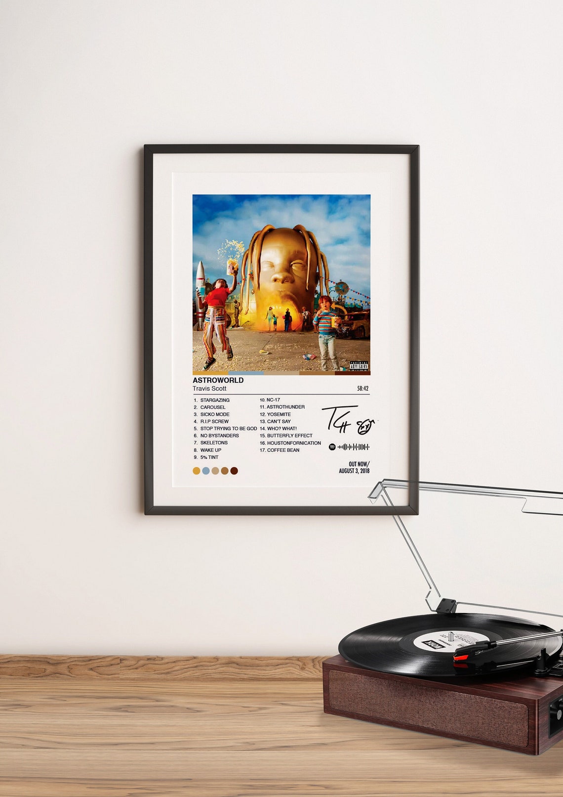 Travis Scott Astro World Album Cover Poster, Travis Scott Gift Digital ...