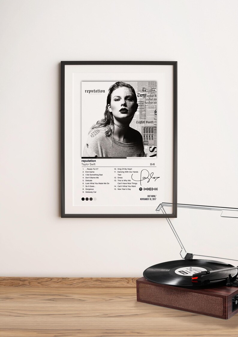Taylor Swift Reputation, Album Cover Poster, Taylor S Gift, Taylor Wall ...