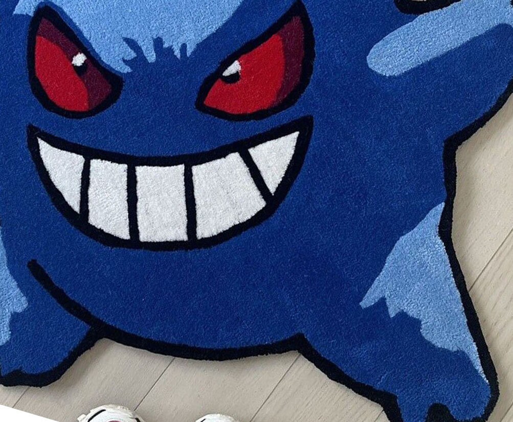 Gengar Rug Gengar Anime Rug Pokemon Gengar Rug Pokemon Rug - Etsy