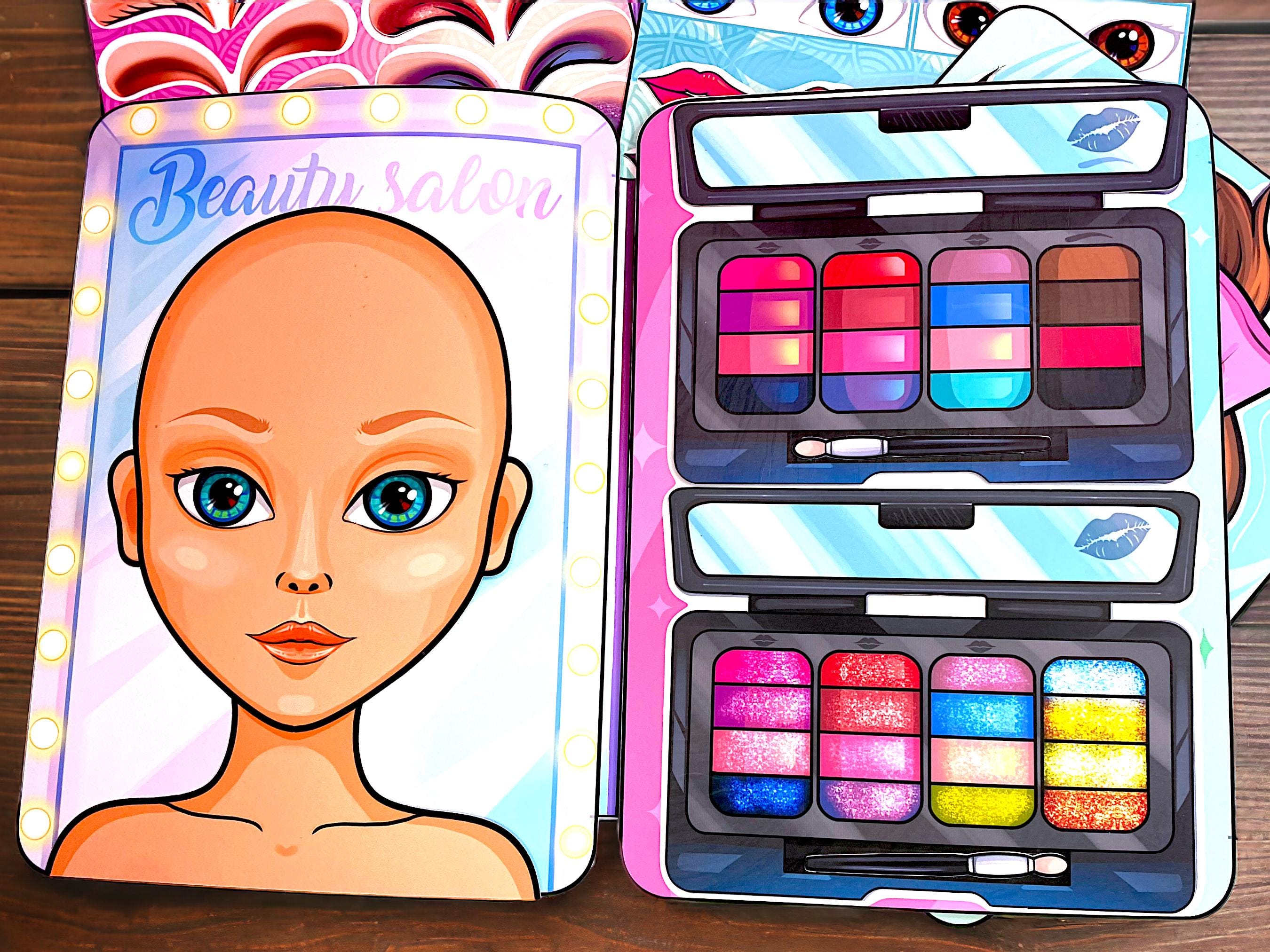 Paper Beauty Salon: DIY Makeup Artist Activity Book (digital Download ...