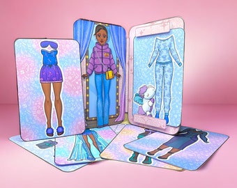 Printable DIY Project ICE Dollhouse With Paper Doll Busy Book ...