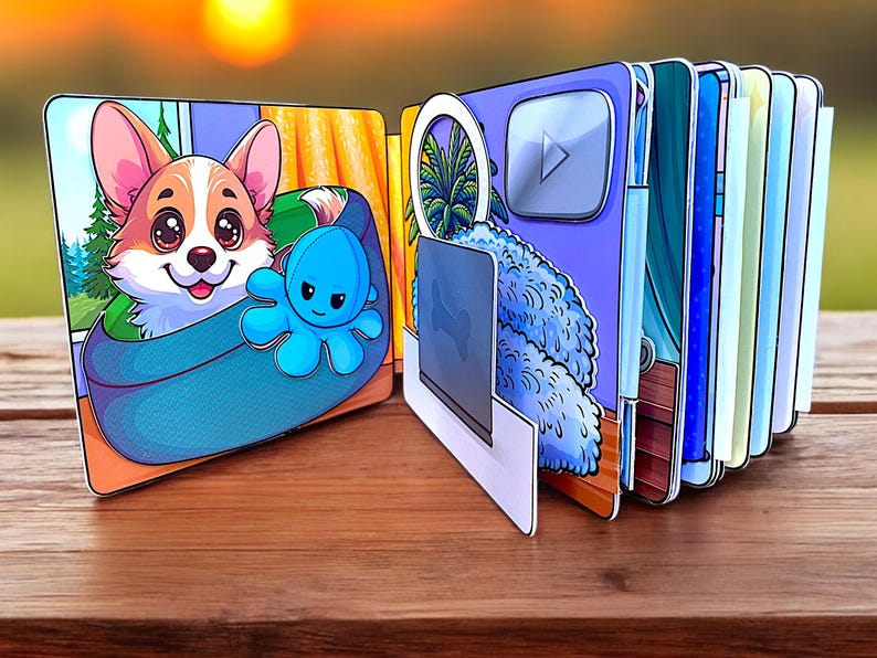 Dog Made From Printable Paper DIY. “dog House” Crafts for KIDS, Dress ...