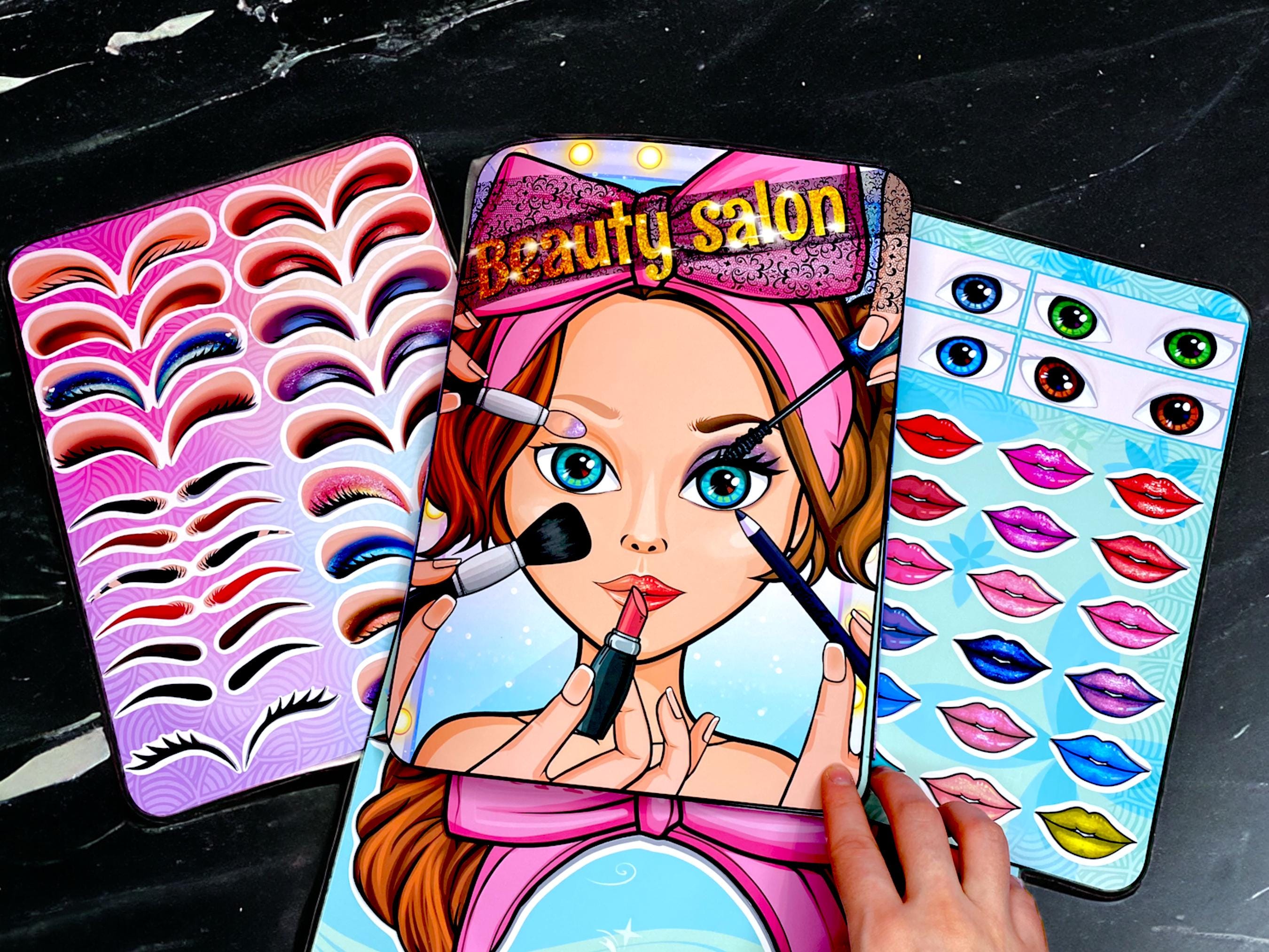 Printable Paper Dollhouse With Beauty Salon! Busy Book & Activities for ...