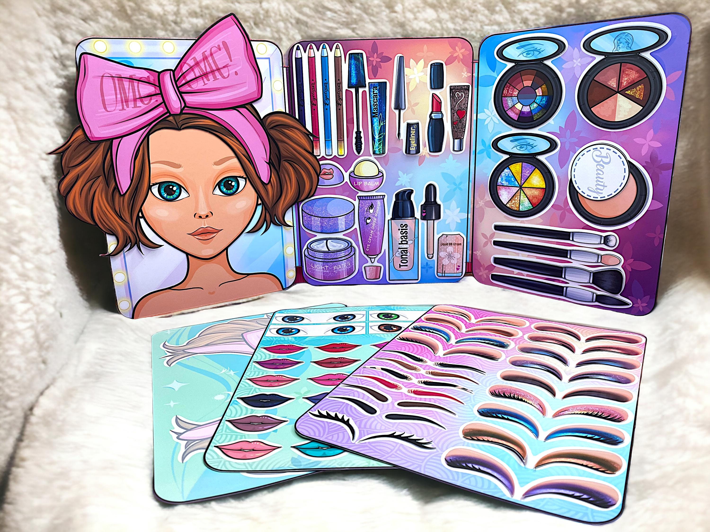 Printable Paper Dollhouse With Beauty Salon! Busy Book & Activities for ...