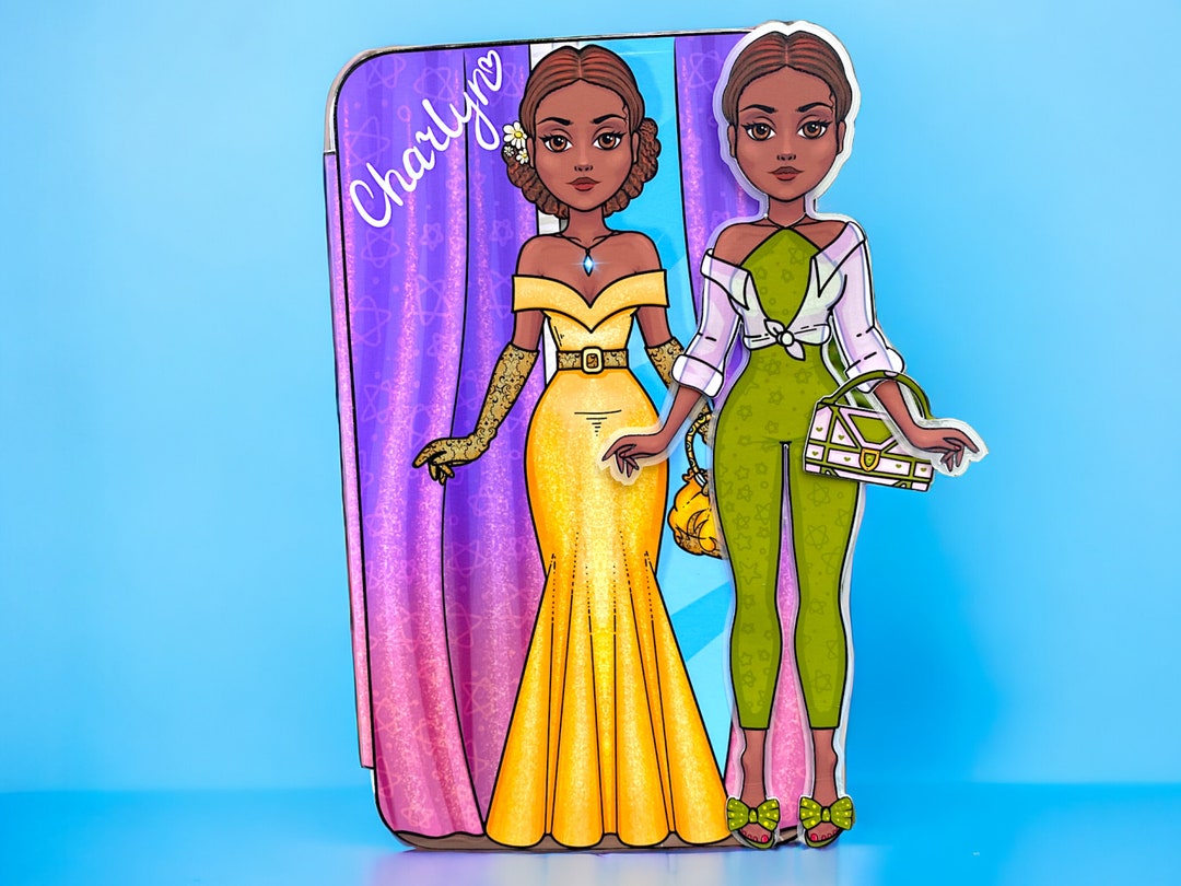 Paper Doll Printables: DIY Dress up Kit, Girls Activity (digital ...