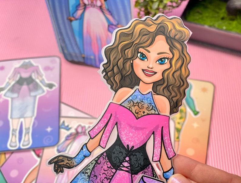 Dress-up Paper Doll Printables: DIY Activity Kit (digital Download ...