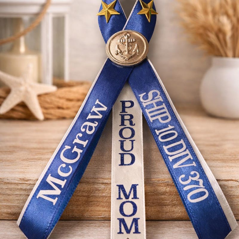 Navy Blue Ribbon - Etsy