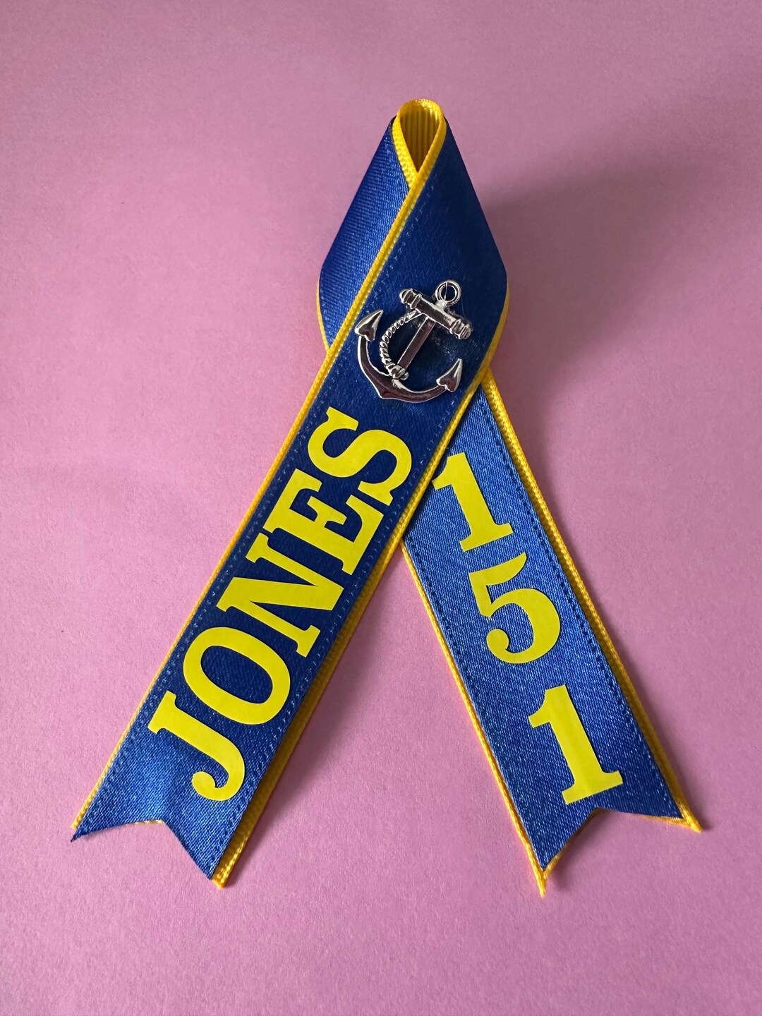 Navy Graduation Pin PIR Personalized Ribbon - Etsy