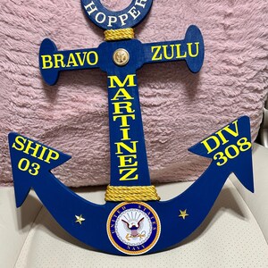 Navy Graduation Door Anchor - Etsy