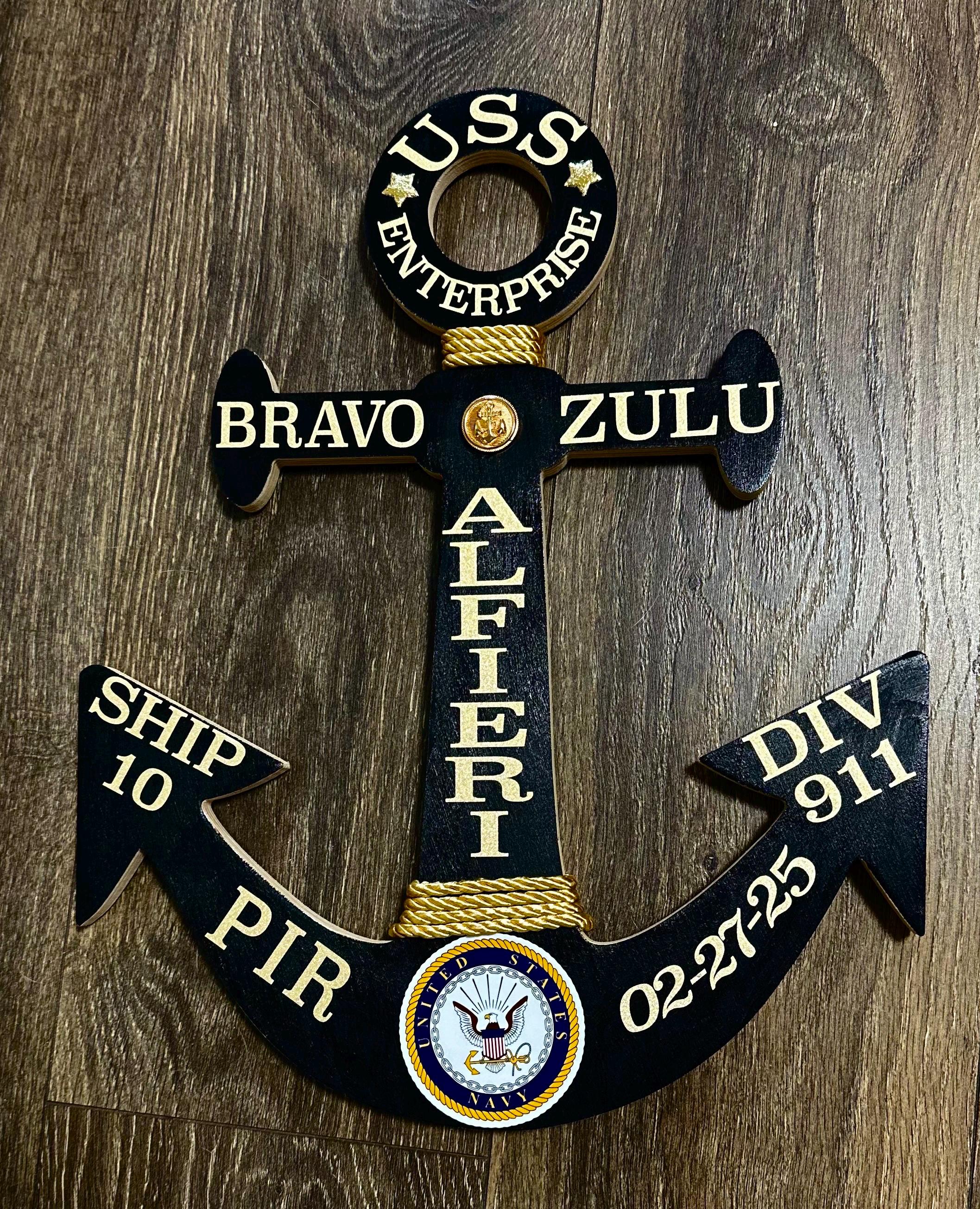 Navy Anchors For Graduation